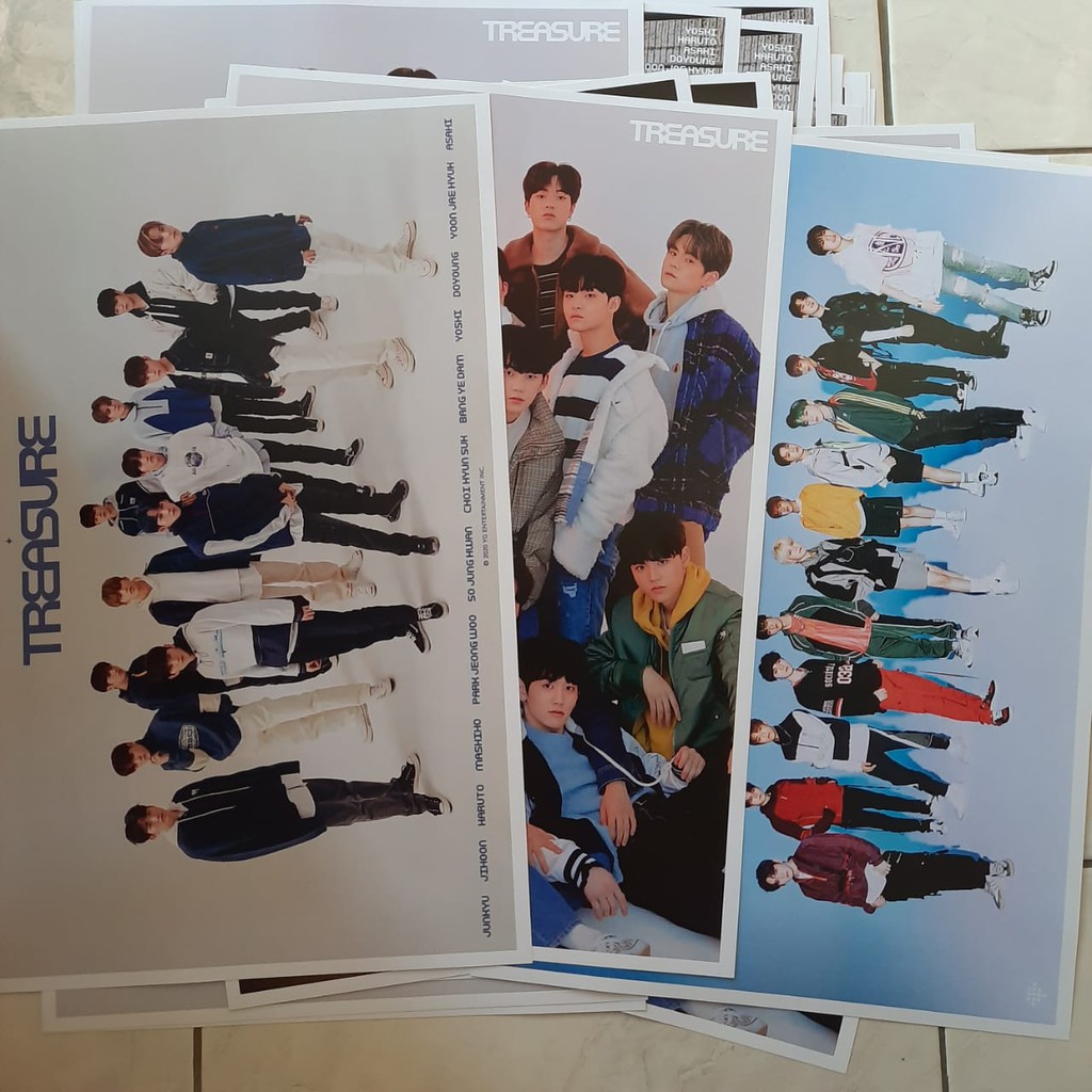 Jual POSTER TREASURE POSTER KPOP YG TREASURE UKURAN A3+ | Shopee Indonesia