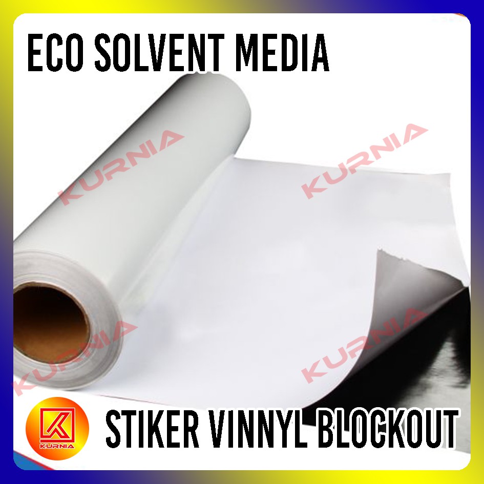 Jual Stiker vinyl Ritrama Blockut / Vinnyl Blackout / putih gloss L ...