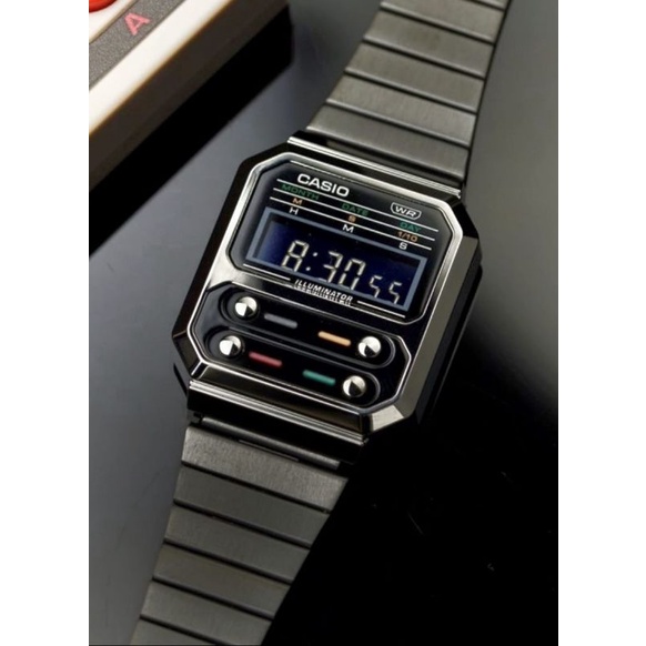 Jual terlaris!!! CASIO A100 ORIGINAL FREE BOX, PAPERBAG+BUKU GARANSI ...