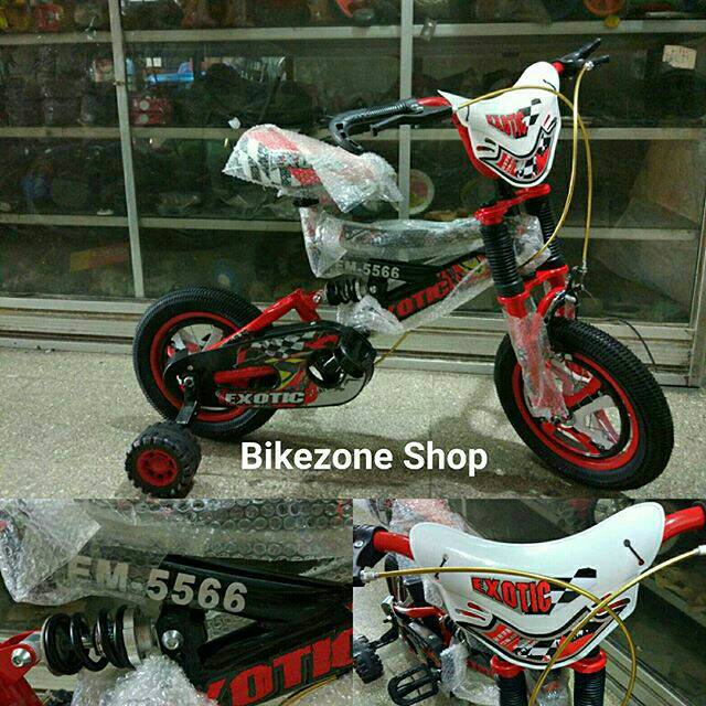 Jual Sepeda BMX 12 inch Exotic suspensi | Shopee Indonesia