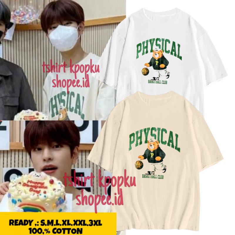 Jual KAOS KPop Korean seungmin Straykids PSYCHAL BASKET BALL | Shopee ...