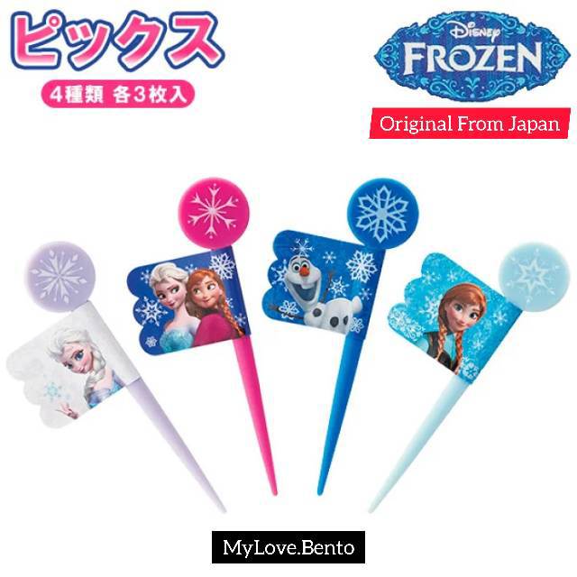 Jual Limited - Frozen Elsa Picks Tusuk Buah Tusukan Bento Hiasan Bento ...