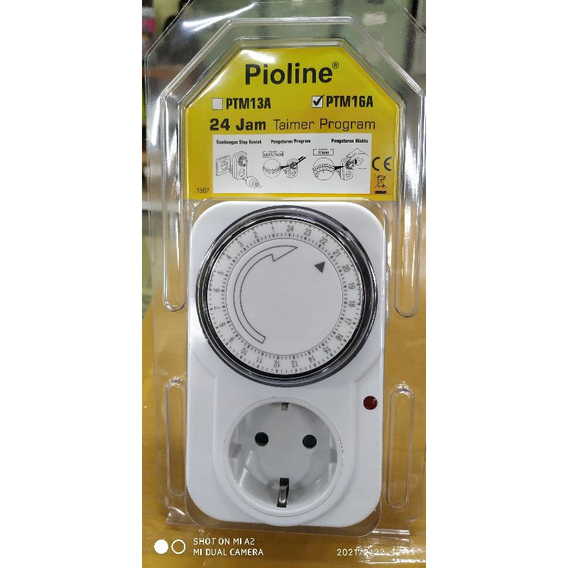 Jual PIOLINE STOP KONTAK TIMER 24 JAM ANALOG DIGITAL | Shopee Indonesia