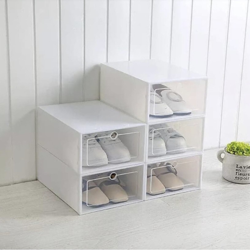 Jual AM BOX SEPATU FLIP BUKA DEPAN / KOTAK SEPATU SLIDE / KOTAK SEPATU ...