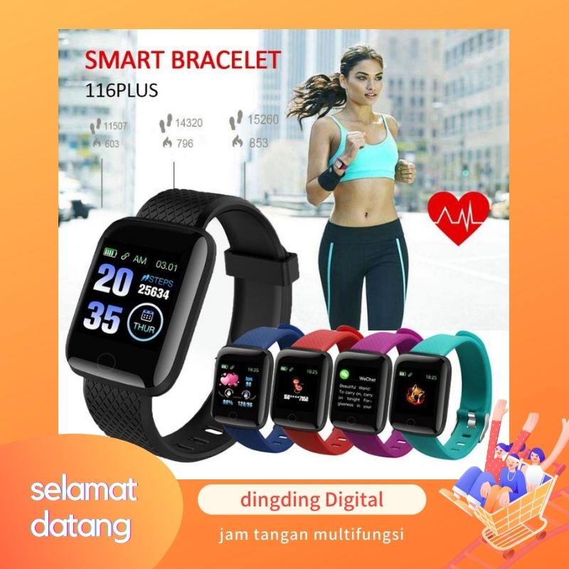 Jual Smartwatch AOKEYO 116plus Sport Smartwatch Pria Blueteeth smartwatch Wanita jam tangan ...