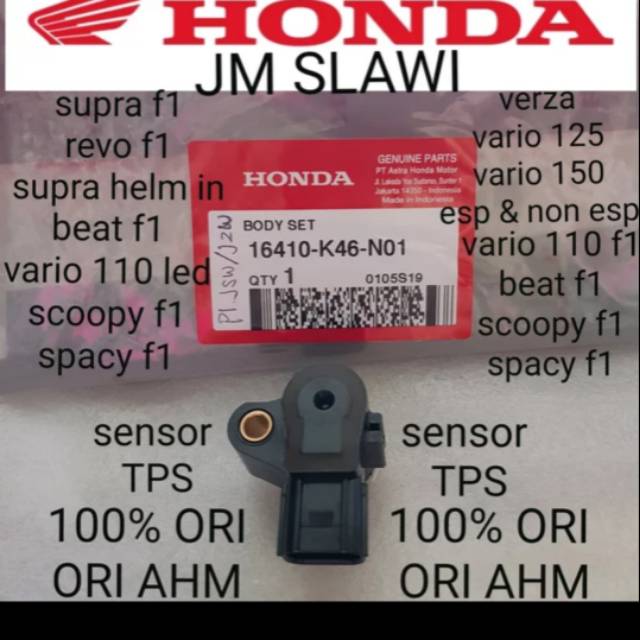 Jual Sensor tps throttle body body set beat f1 vario 110 f1 scoopy f1 ...