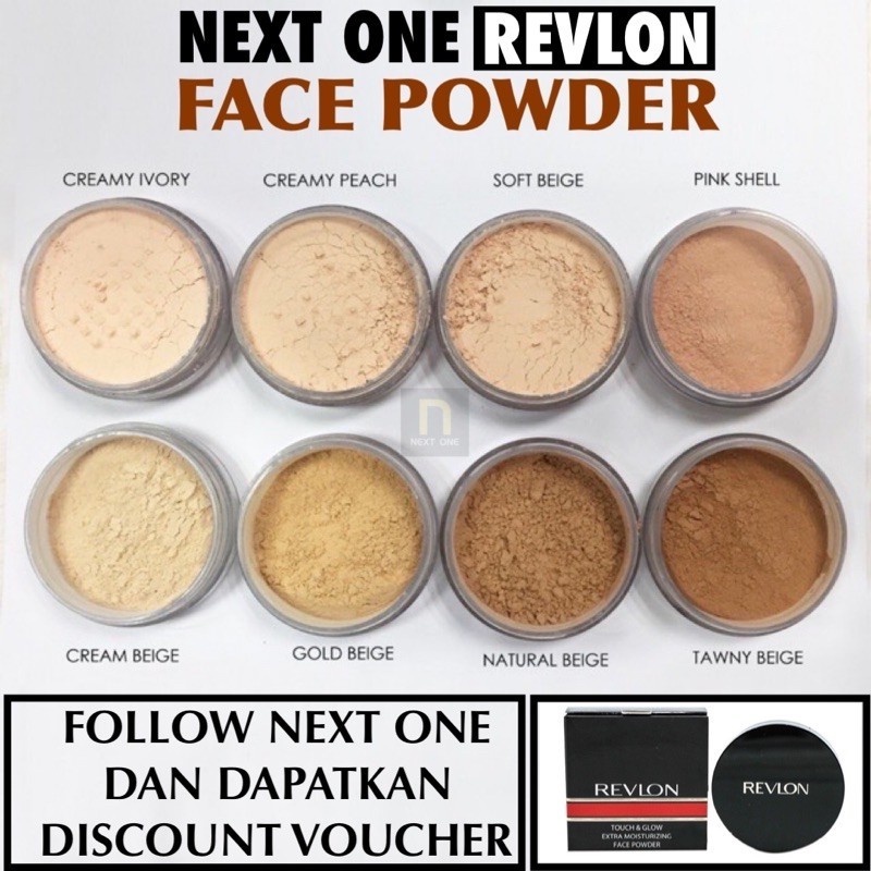 Jual NEXT - REVLON TOUCH & GLOW MOISTURIZING FACE POWDER BEDAK TABUR ...
