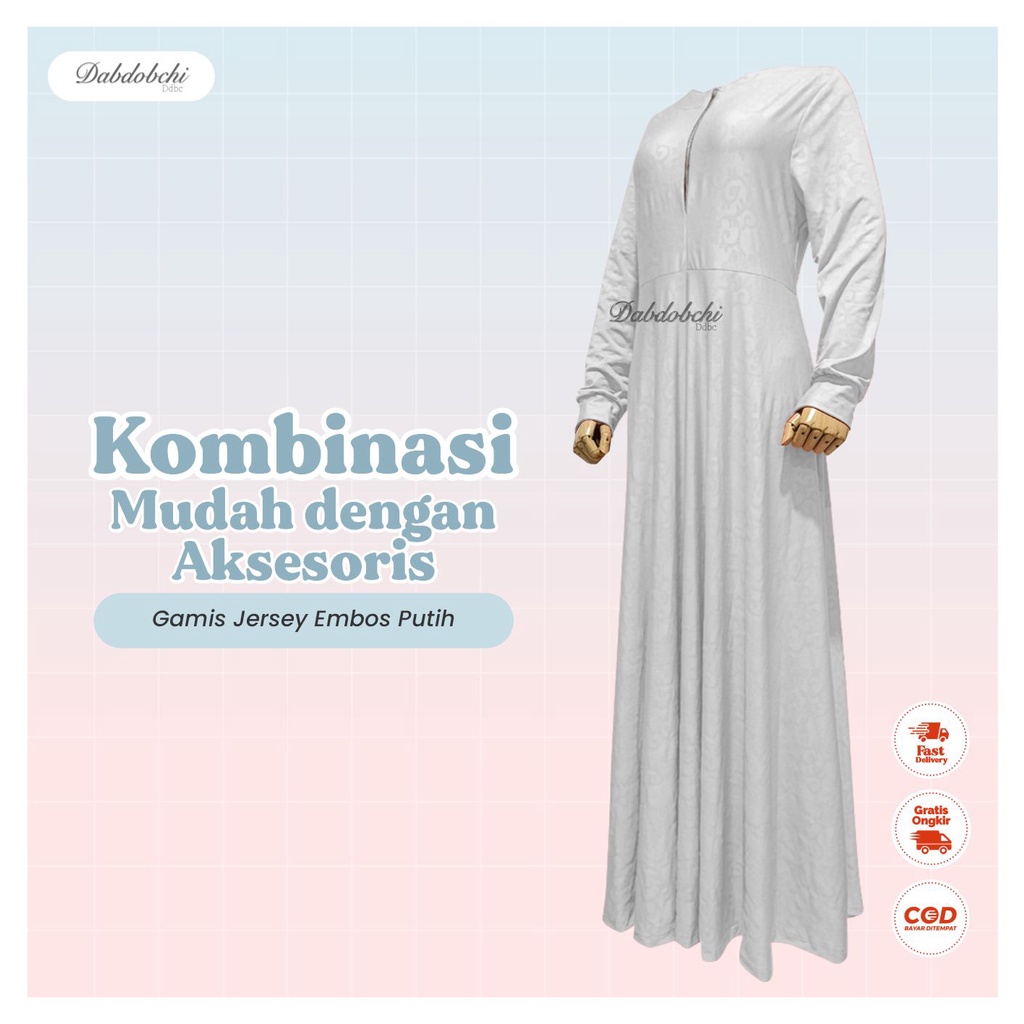 Jual Jersey embos print putih | Shopee Indonesia