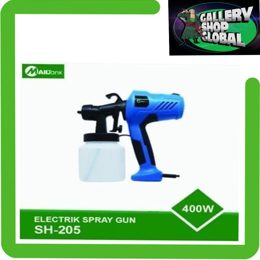 Jual Mailtank SH-205 Spray Gun Elektrik 400 Watt - Electric Spray gun ...