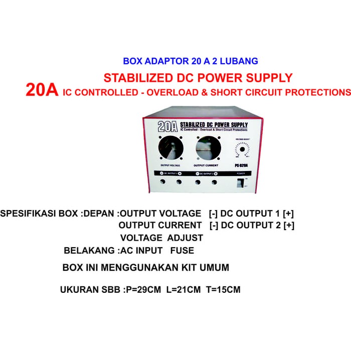 Jual Box Adaptor 20A 2 lubang "GROSS" | Shopee Indonesia