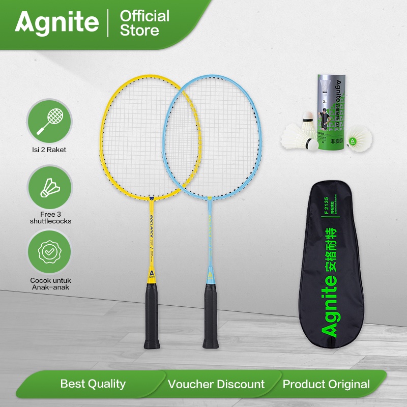Jual Agnite Children Badminton Racket/Raket Badminton Bulu Tangkis Anak ...