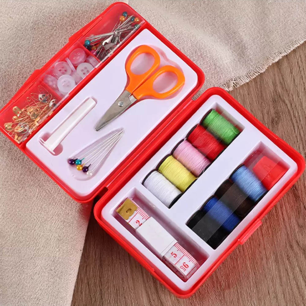 Jual insta ssewing kit 112 - set alat jahit jarum benang lengkap sewing ...
