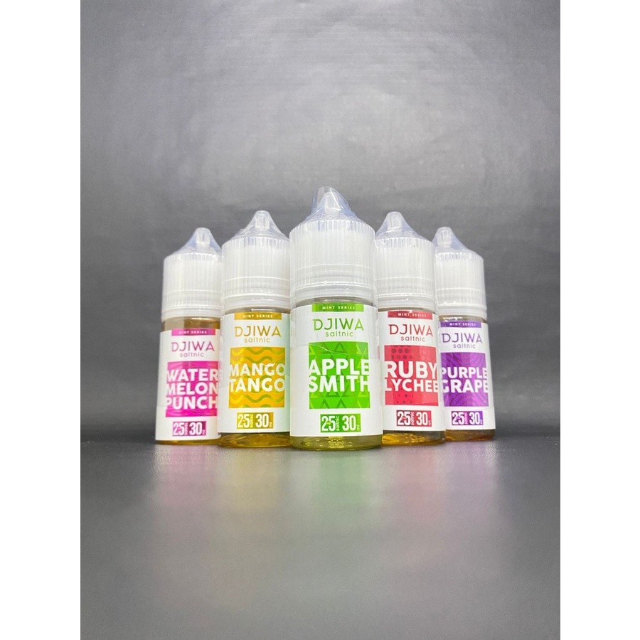 Jual SALT NIC LIQUID 100% AUTHENTIC DJIWA SALT NIC LIQUID 30ML 25MG ...