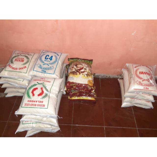 Jual Beras 5kg,, beras BRAMO ukuran 5kg | Shopee Indonesia