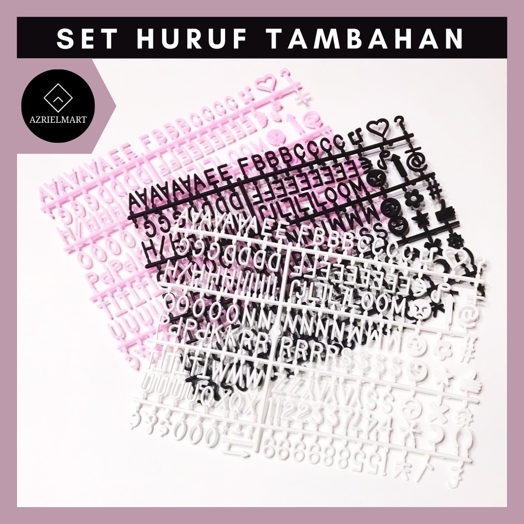 Jual Huruf Tambahan Papan Huruf Nama Bayi New Born Felt Letter Board ...