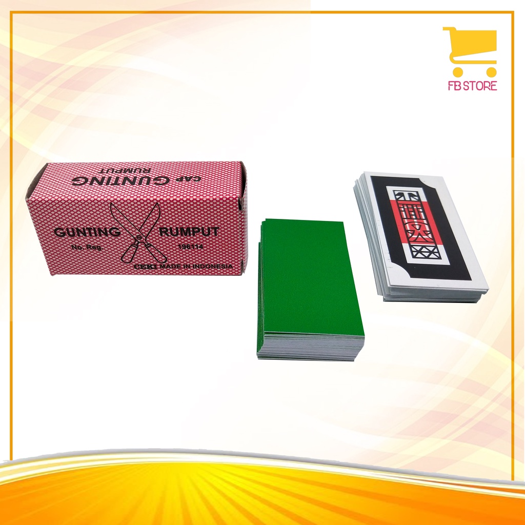 Jual Kartu Ceki / Lintrik Cap Gunting Rumput Per Set | Shopee Indonesia