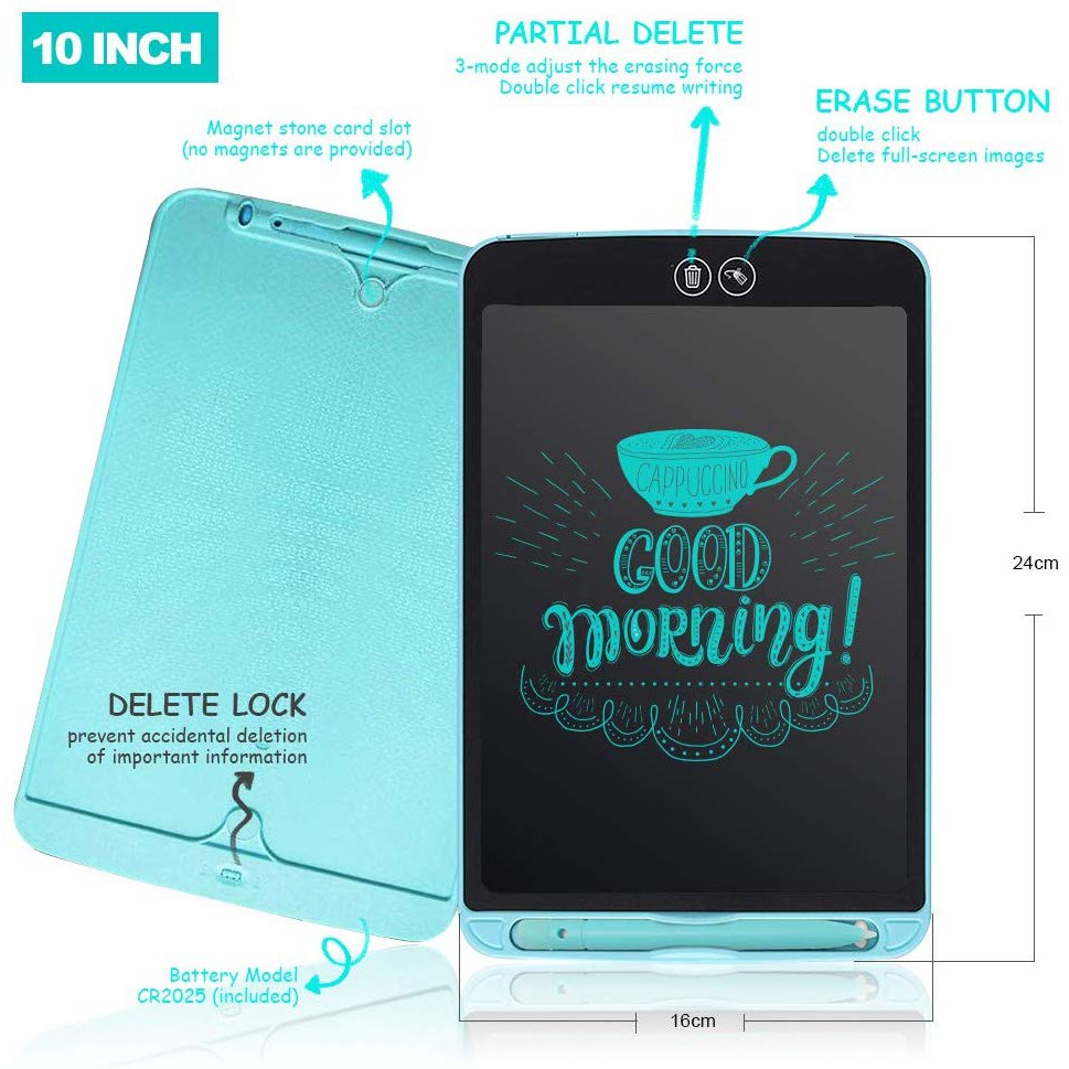 Jual TUTU Partial Delete/Erase LCD Writing Tablet Menulis Mainan Anak ...