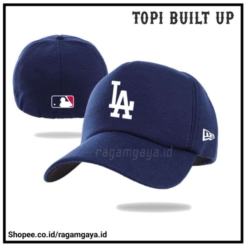 Jual Topi Baseball Built Up LOS ANGELES LA NE Topi Pria Built Up Cap ...