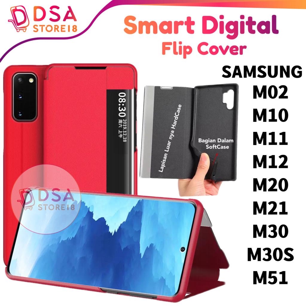 Jual Samsung M02 M10 M11 M12 M20 M21 M30 M30S M51 Smart Case Flip Cover ...