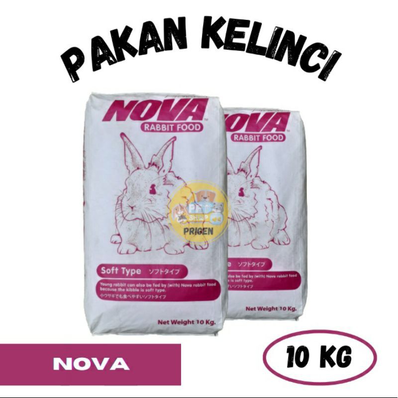 Jual Pakan/Makanan Kualitas Tinggi Untuk Kelinci Marmut Merk NOVA ...