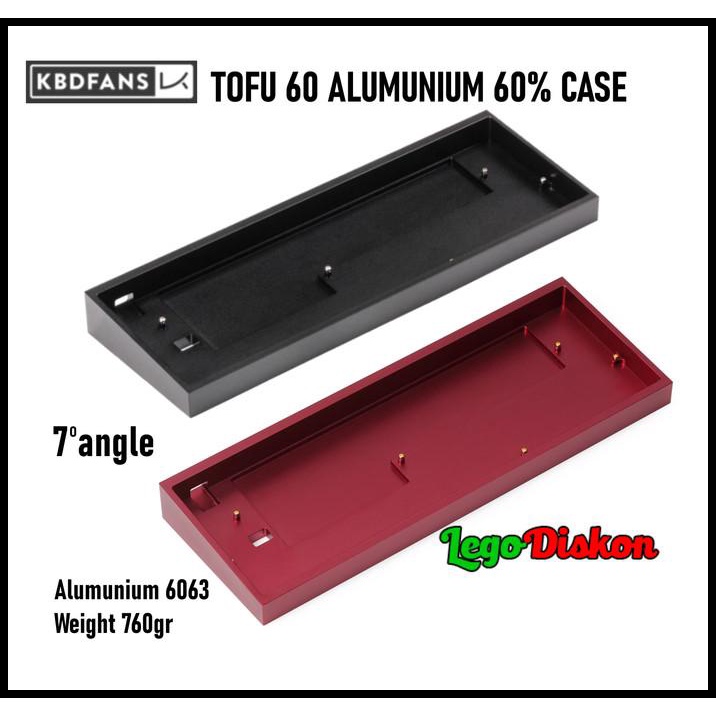 Jual Mechanical Keyboard Alumunium Case - Tofu 60 Case Kbdfans | Shopee ...