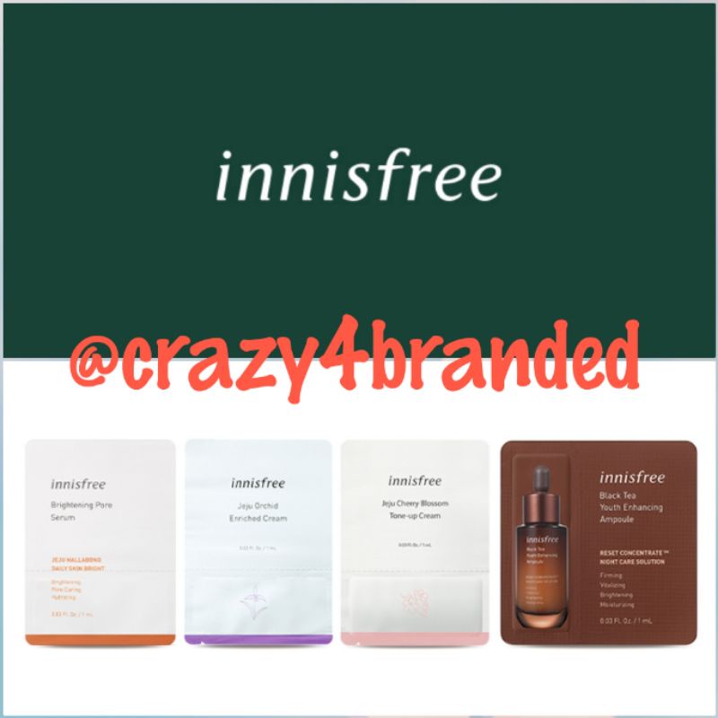 Jual Innisfree Various Sample Sachet (1ml) | Shopee Indonesia