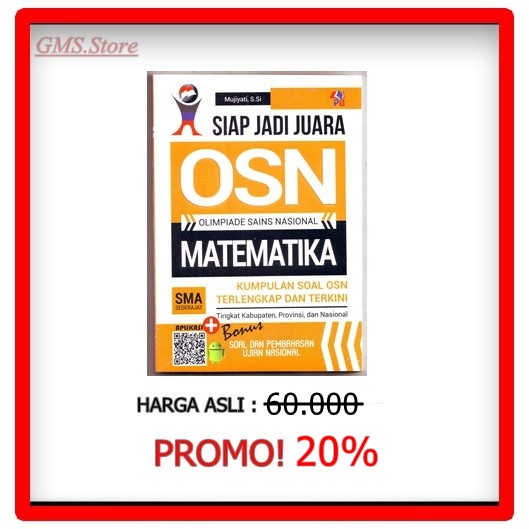 Jual SIAP JADI JUARA OSN MATEMATIKA SMA SEDERAJAT | Shopee Indonesia