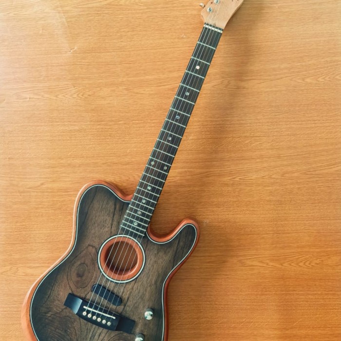 Jual SALE Gitar Akustik Electric Handmade model hybrid acoustasonic ...