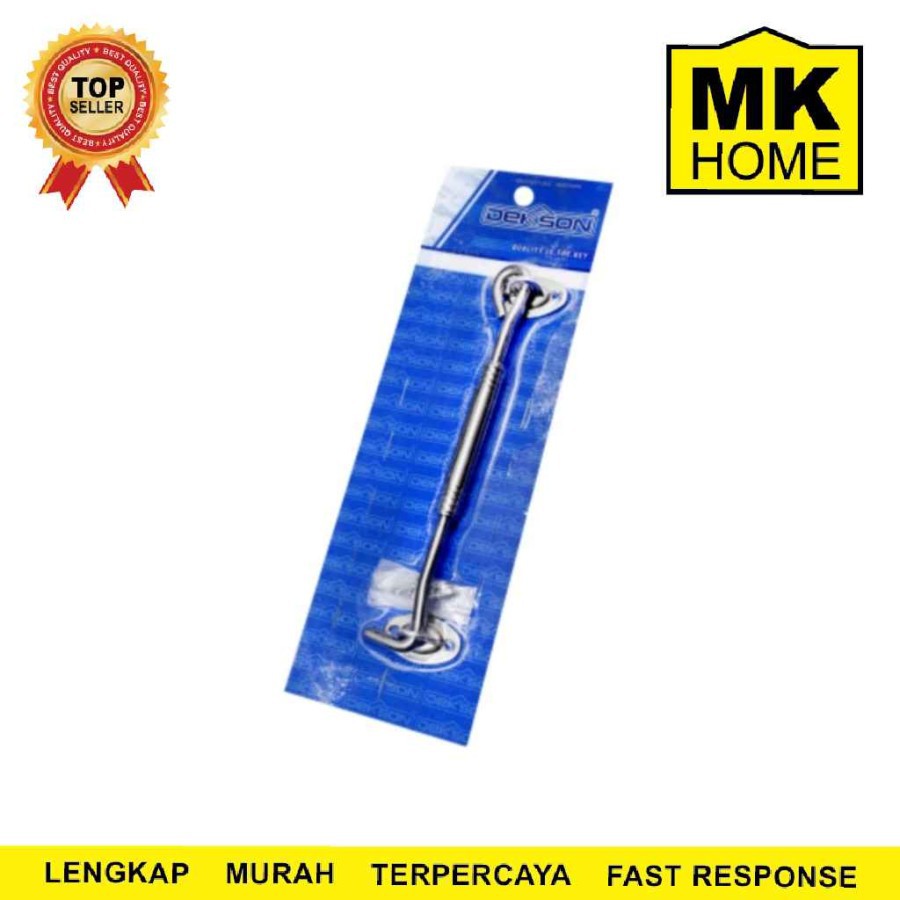 Jual WINDOW STAY DEKKSON WS 001 8" SSS Kait Hak Angin Penahan Jendela ...