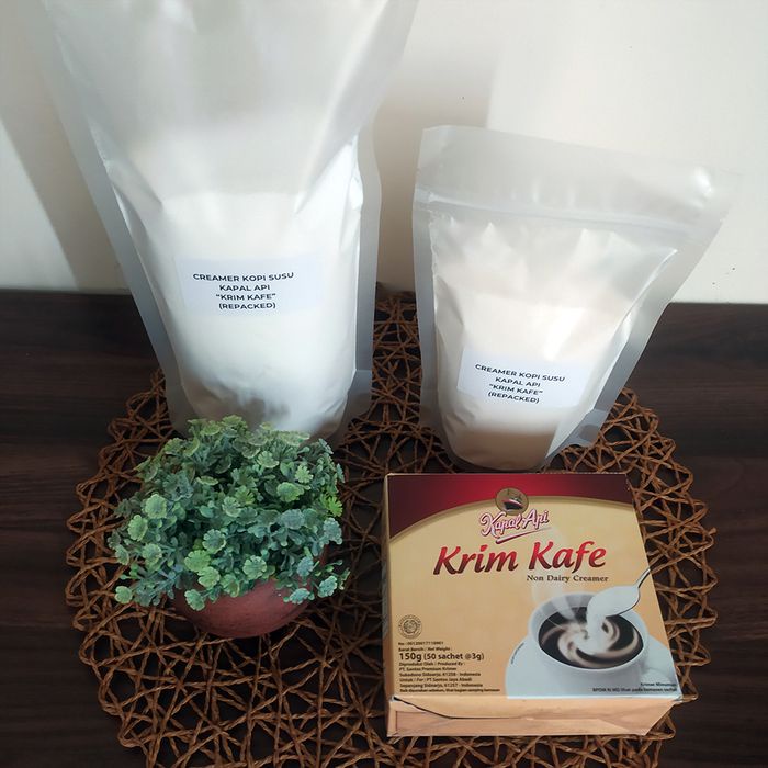 Jual Krimer- Creamer Kopi Susu Kapal Api (Repacked) - 250 Gr -Krimer ...
