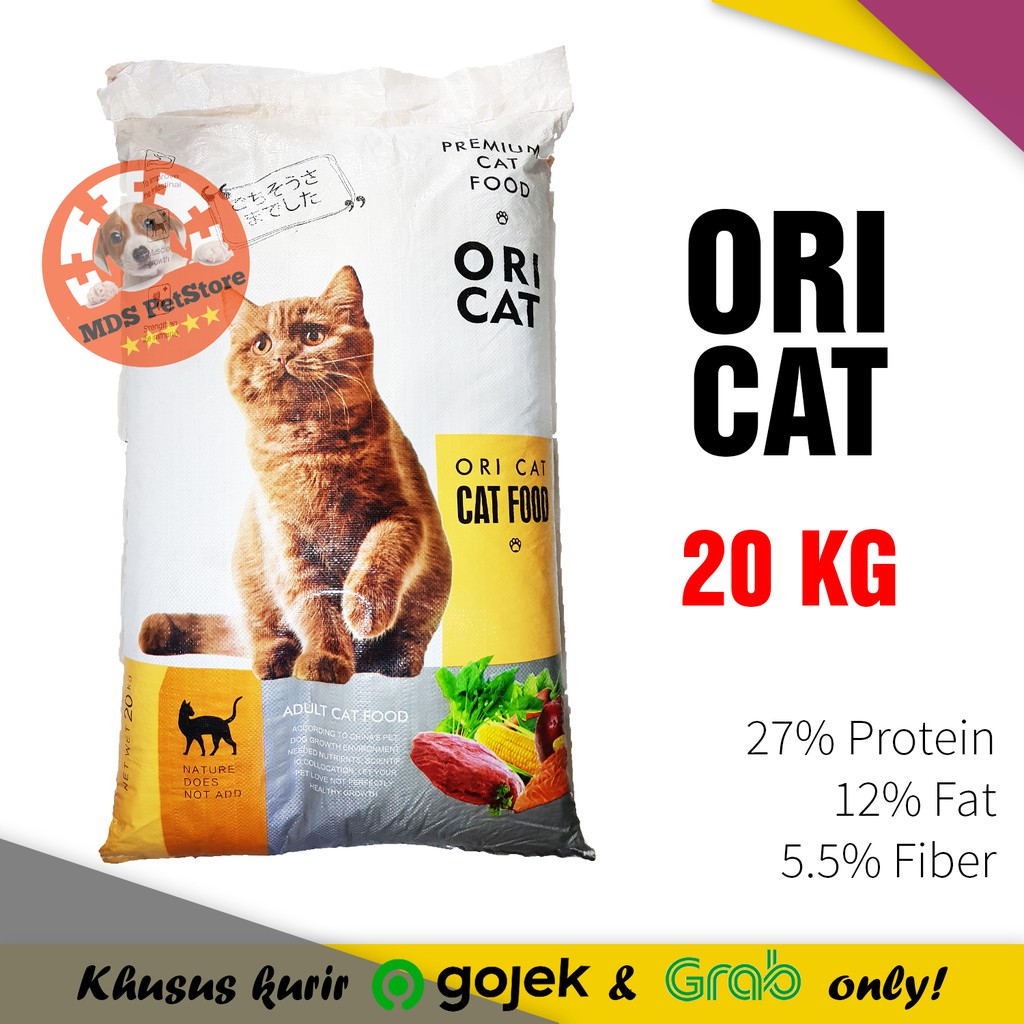 Jual Ori Cat 20 Kg | makanan kucing oricat catfood 20kg | Shopee Indonesia
