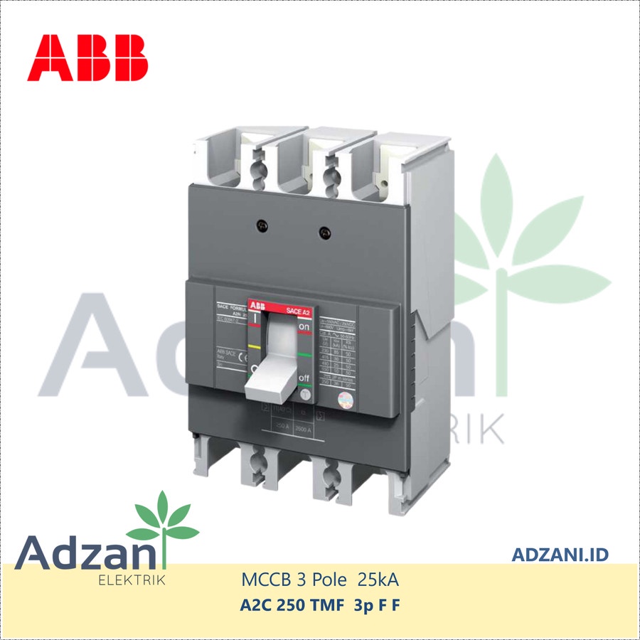 Jual [ABB] MCCB 3P 25kA A2C TMF Breaker Formula 125A 160A 200A 250A | Shopee Indonesia