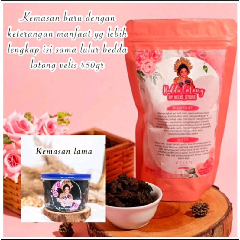Jual Paket Tiga Lulur Bedda Lotong by Velis 450 Gram | Shopee Indonesia