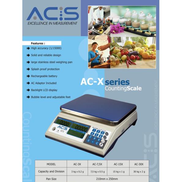 Jual Timbangan Hitung Digital 30Kg Acis / Ac-30X Counting Scale | Shopee Indonesia
