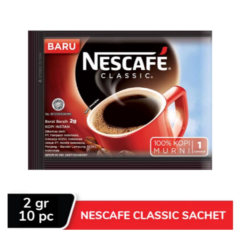 Jual (Desty Shop)Nescafe Classic 10 x 2 g | Shopee Indonesia