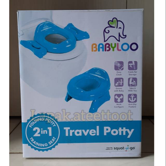 Jual Babyloo Pispot Anak Multifungsi 2in1 - Biru | Shopee Indonesia