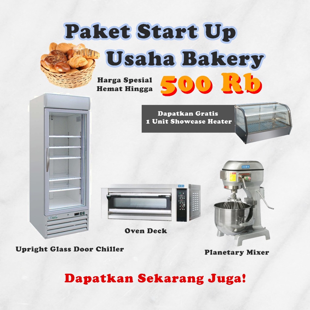 Jual Paket Start Up Usaha Bakery / Roti & Kue - Beli 3 Gratis 1 ...