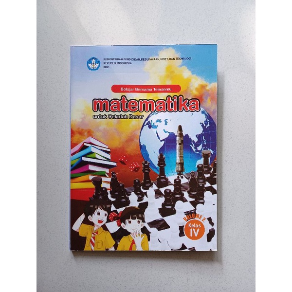 Jual Buku Paket Matematika Kurikulum Merdeka SD Kelas 4 Vol 2 | Shopee Indonesia