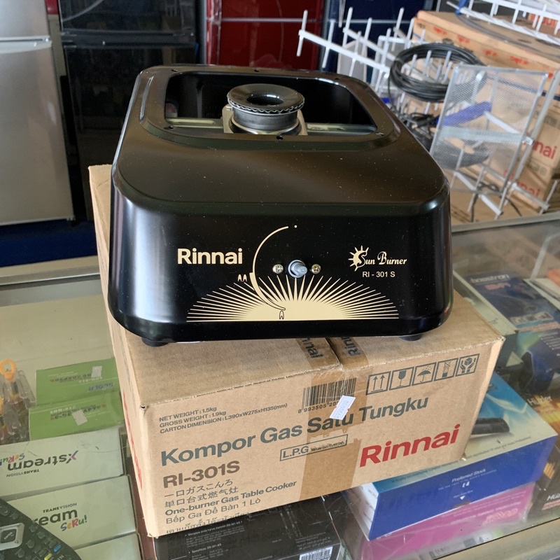 Jual Kompor Gas Rinnai 1 Tungku Ri 301S - Teflon ( sun burner) SUKOHARJO | Shopee Indonesia