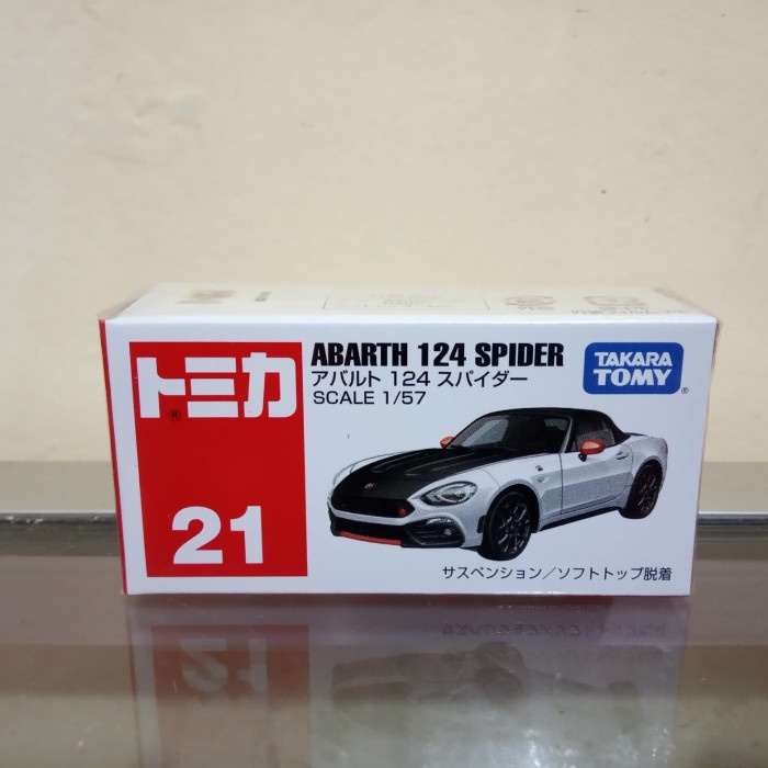 Jual Tomica No 21 Abarth 124 Spider diecast mobil sport Takara Tomy ...