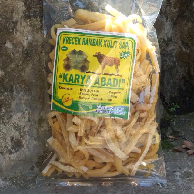 Jual Kerupuk Kulit Sapi Stick Mie 250gr | Shopee Indonesia