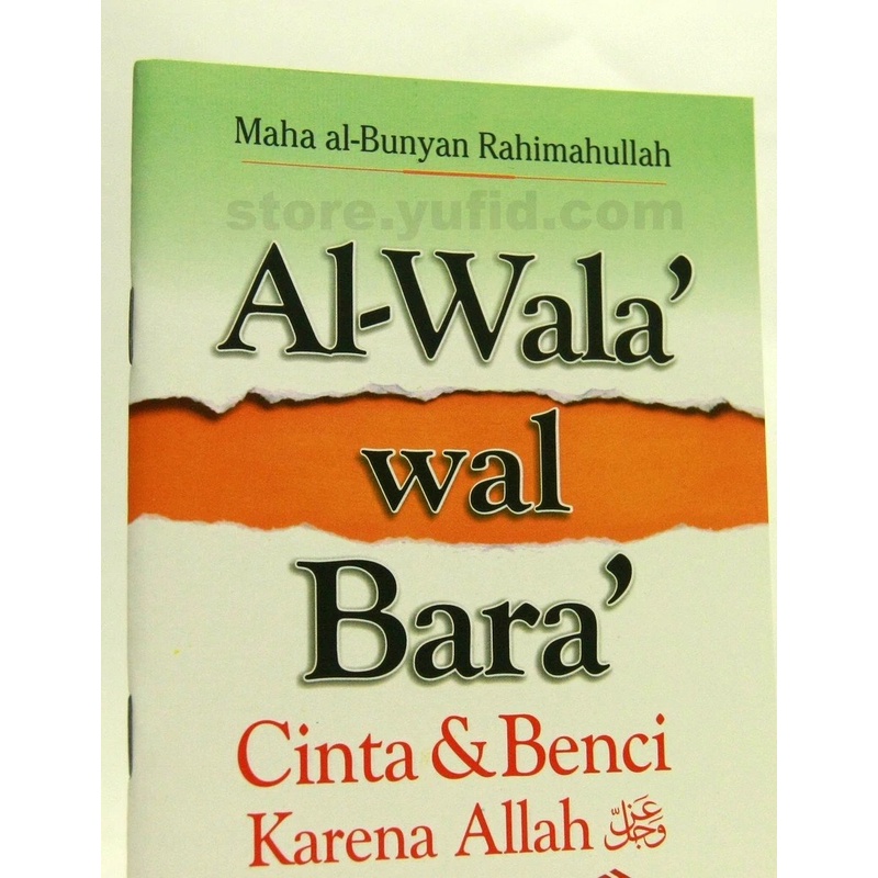 Jual Buku Al-Wala' Wal Bara' (Pustaka Ibnu 'Umar) | Shopee Indonesia