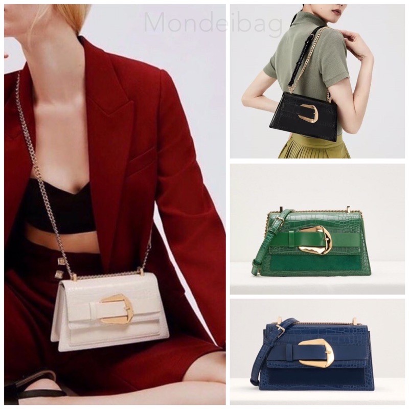 Jual ORIGINAL !! Pedr0 buckled croc effect shoulder bag / tas pdro ...