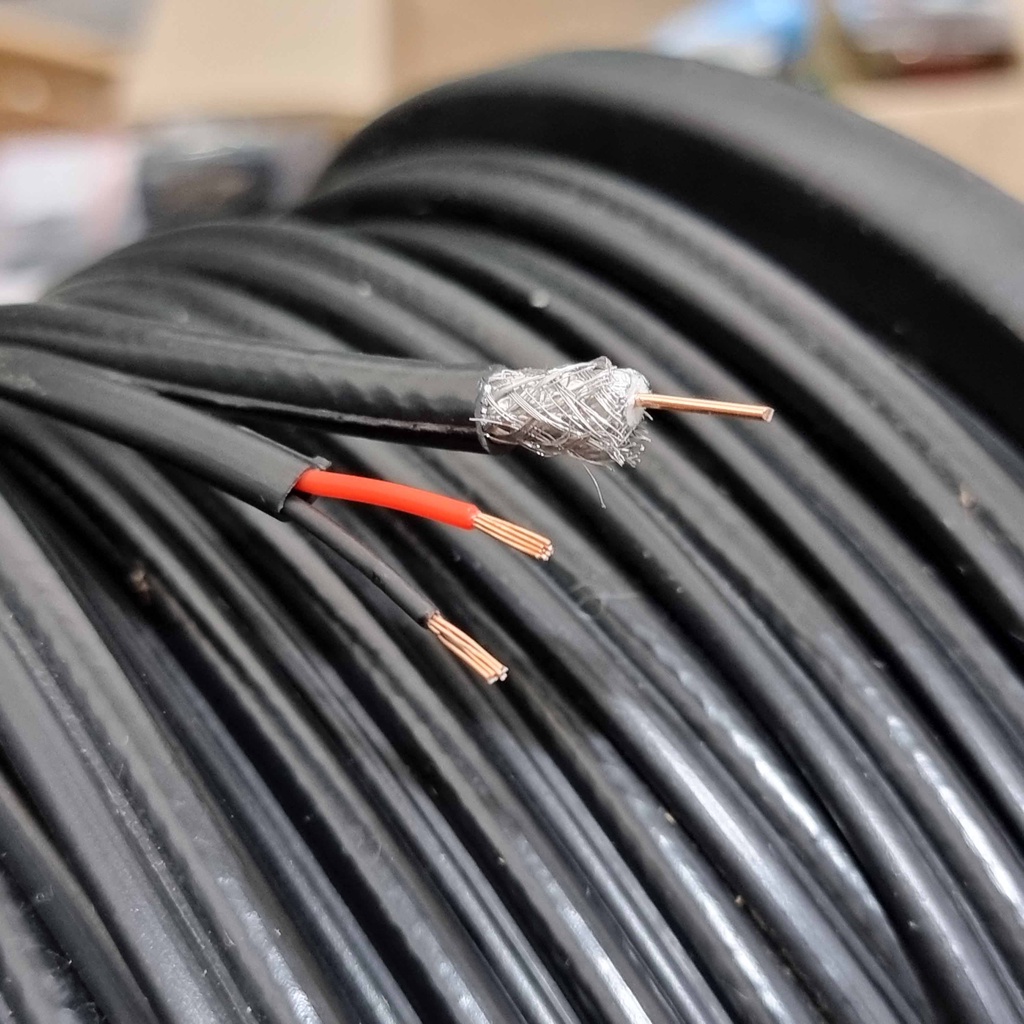 Jual Kabel CCTV RG56 plus Power High Quality Copper Meteran | Shopee ...