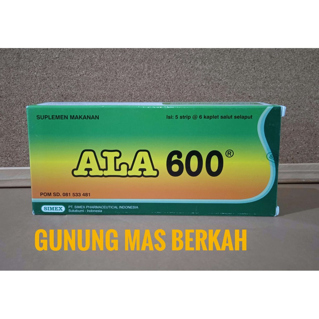Jual ALA 600MG ALA 600mg ala 600 - membantu menurunkan gula darah ...