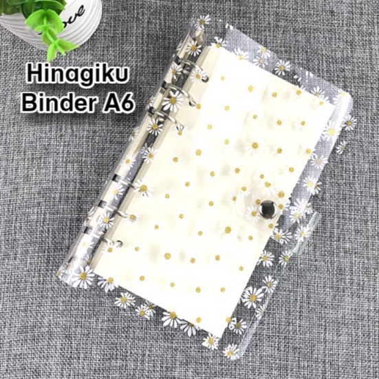 Jual [A6 6 holes] Premium Binder flower Daisy A6 Aesthetic / Sinking Fund Binder Keuangan ...