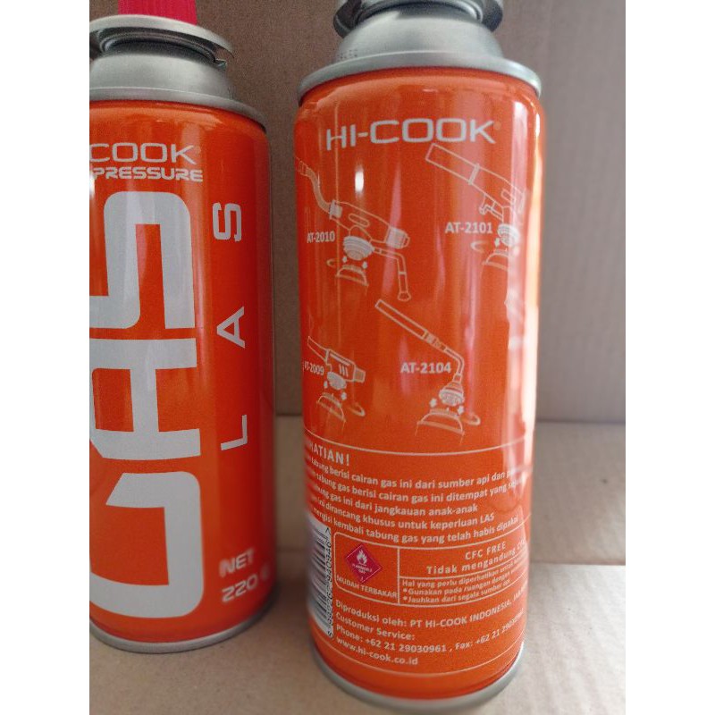 Jual Gas Hi Cook / gas portable / gas las portable | Shopee Indonesia