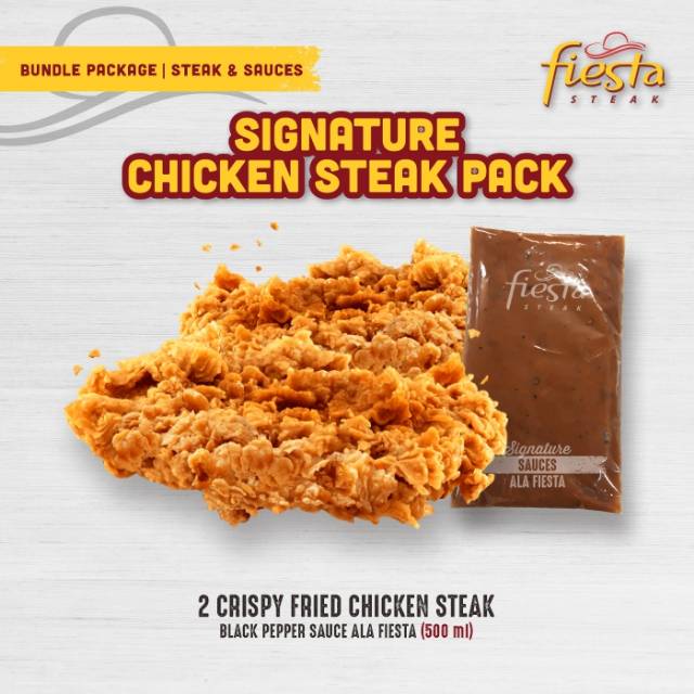 Jual Fiesta Steak Signature Chicken Steak w/ Saos Black Pepper – Daging ...