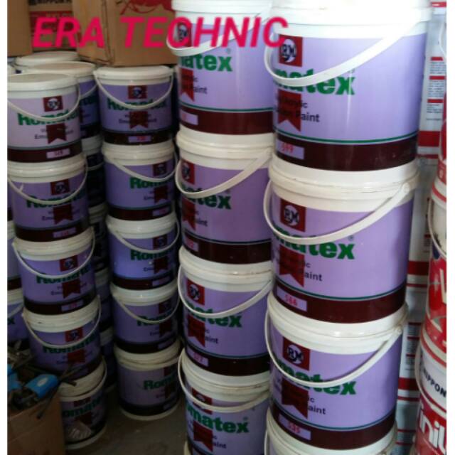 Jual CAT TEMBOK MERK ROMATEX 5 KG | Shopee Indonesia