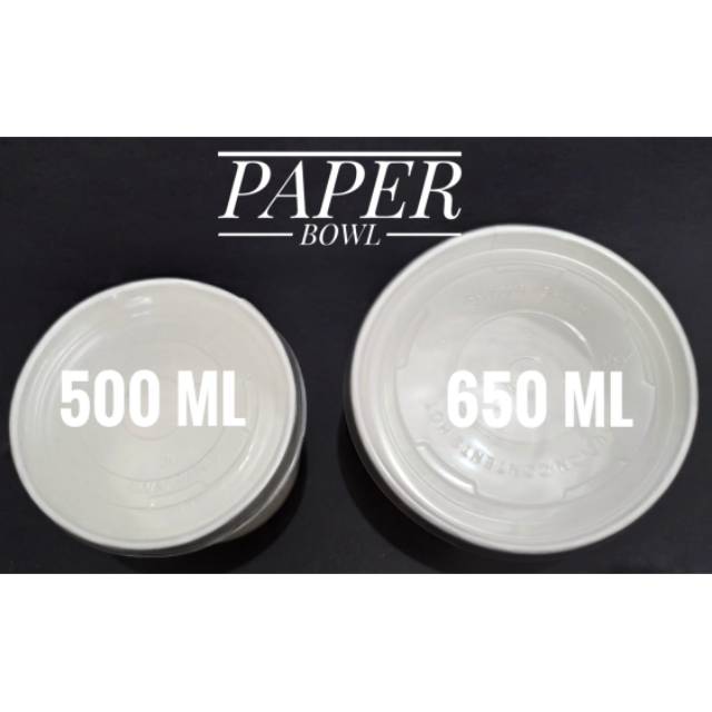 Jual Paper Bowl 500 ml dan 650 ml | Shopee Indonesia